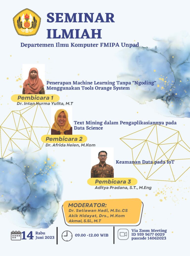 Seminar Ilmiah Departemen Ilmu Komputer 2023 – Informatika